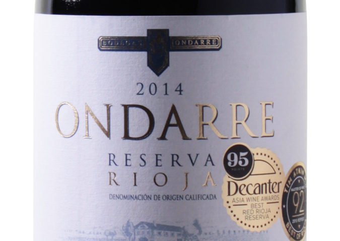 Ondarre - Reserva - Rioja DOCa 2014